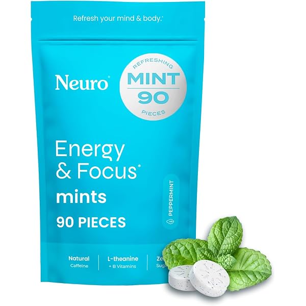 Sugar Free Calm Supplements NeuroGum Calm & Clarity Mints - Honey Lemon ...