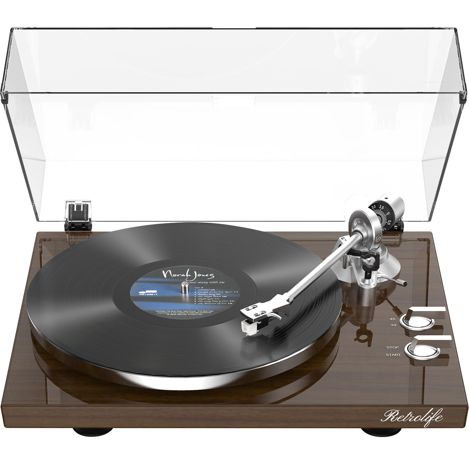 Mua Record Player Turntables for Vinyl Records with Wireless Output ...