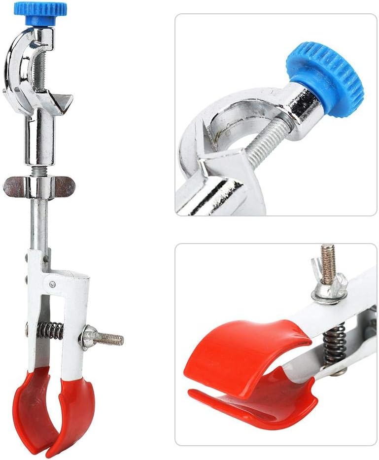 Atyhao Lab Clamp, Universal Flask Clamp Adjustable Lab Dip Flask Clamp ...