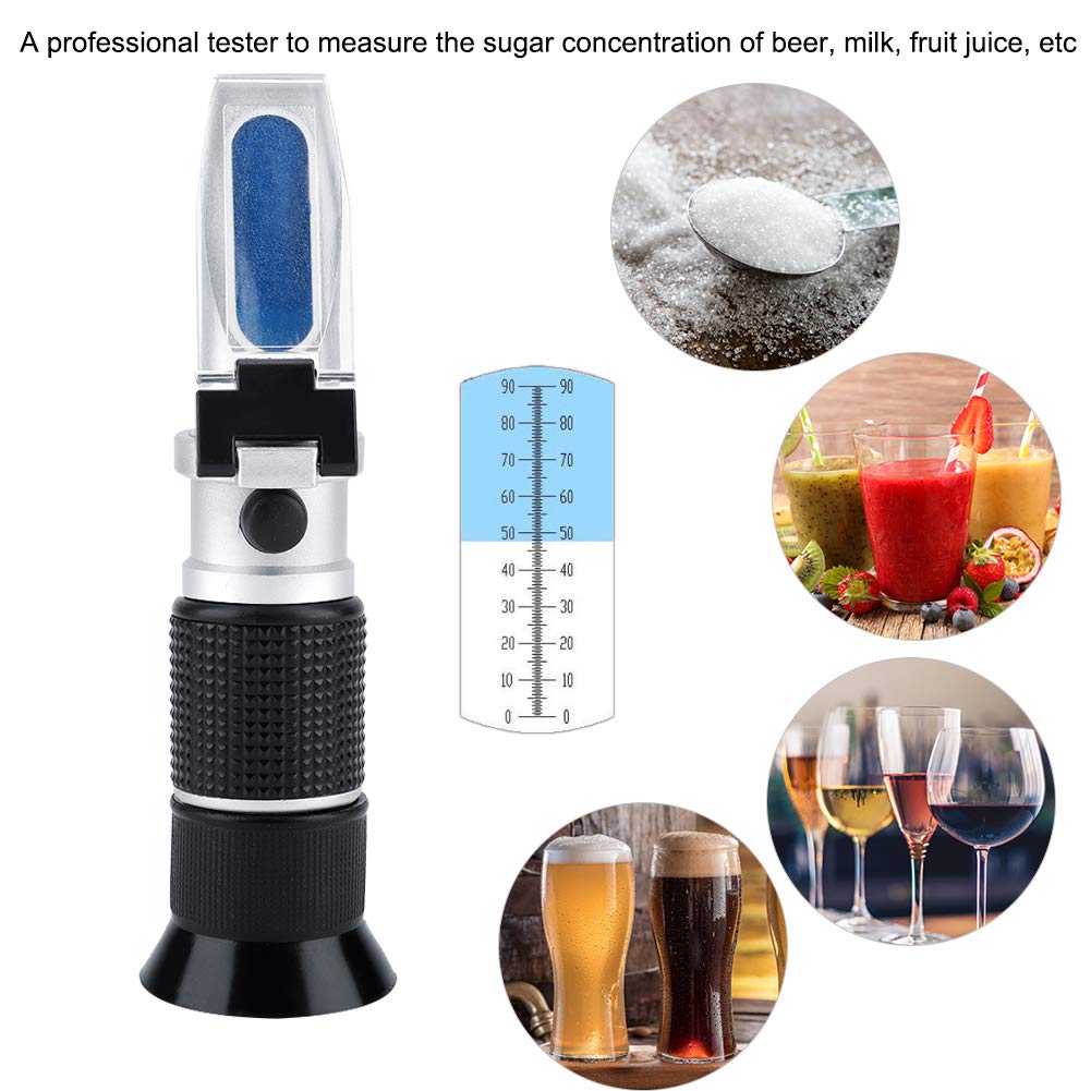 Mua Portable Refractometer Professional Hand Held Refractometer 0~90% ...