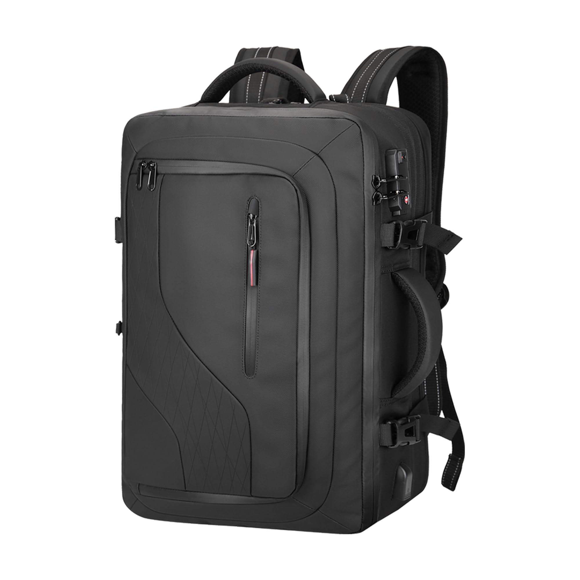 SWICKY Vacuum Backpack Travel with Built-in Pump，Expandable Large ...
