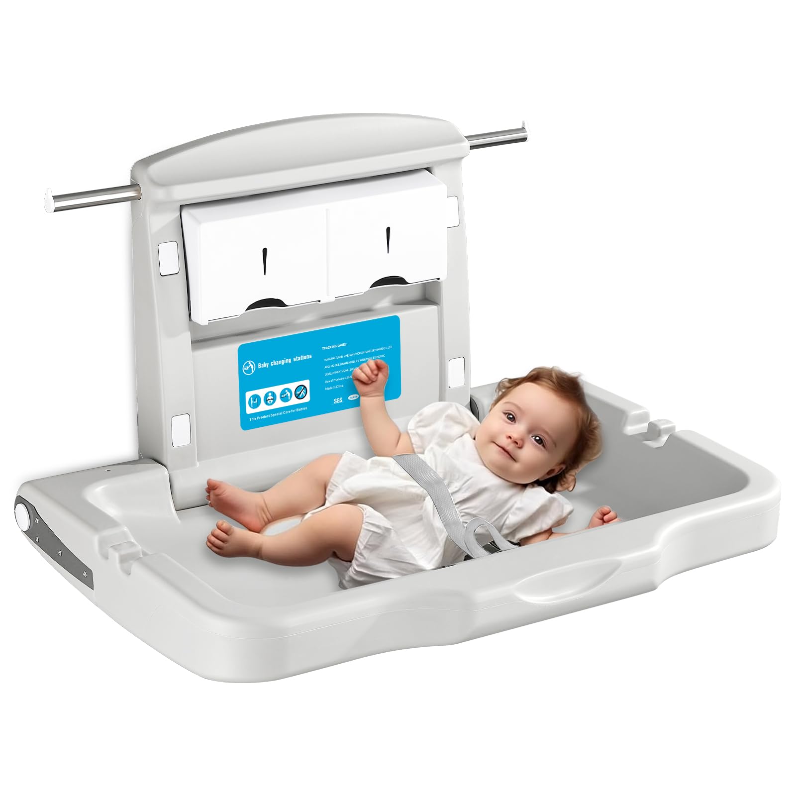 Mua modunful Wall-Mounted Baby Changing Station, Commercial Horizontal ...