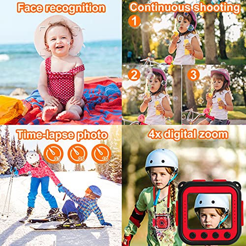 PROGRACE Children Kids Camera Waterproof - Digital Video Camera for ...