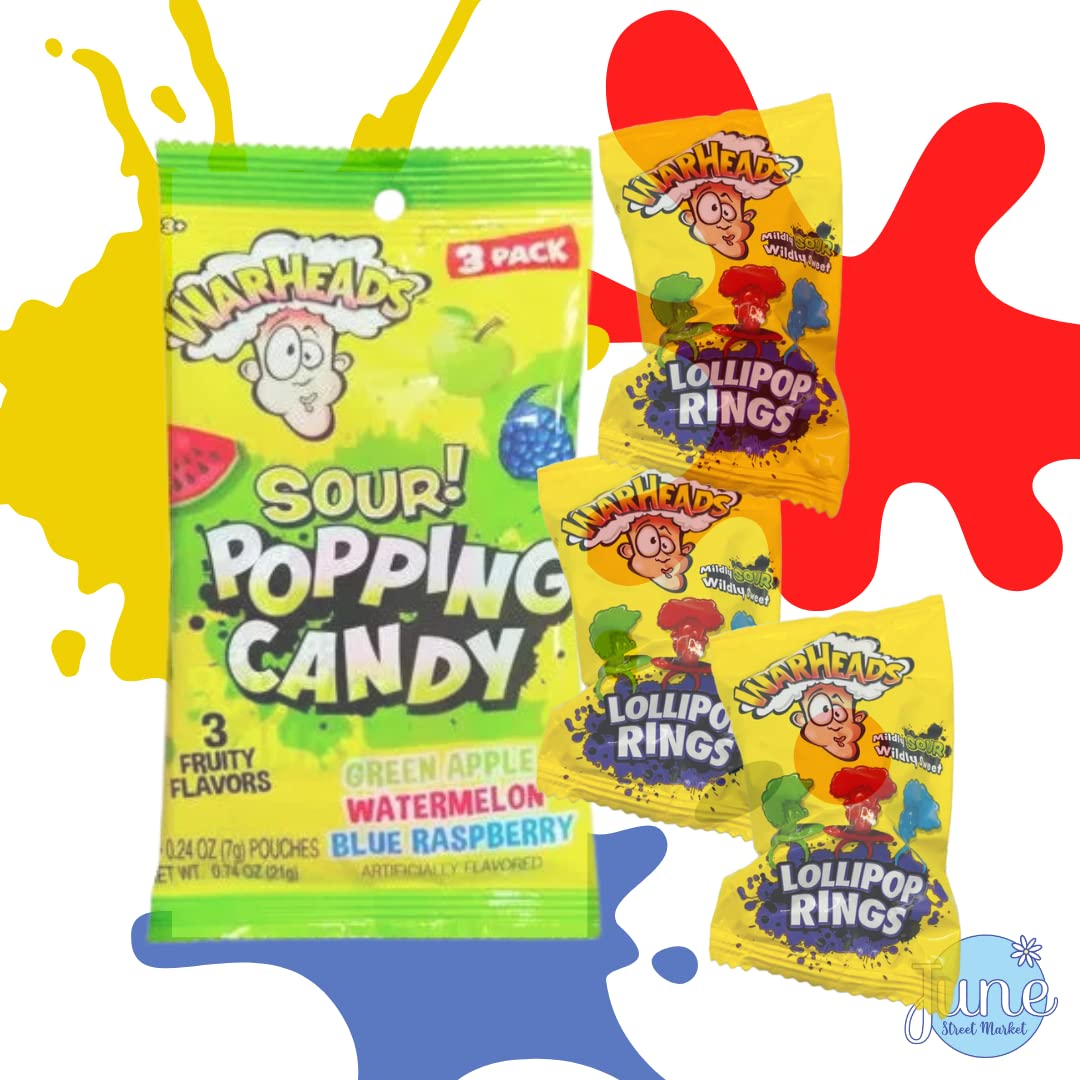 Mua Warheads Mega Soda Pop & Candy Variety Gift Pack - Black Cherry ...