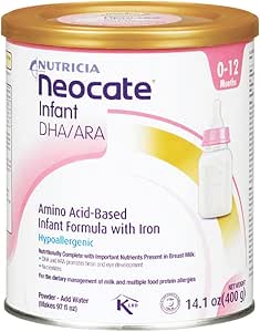Amazon.com: Neocate Infant - Hypoallergenic, Amino Acid-Based Baby ...