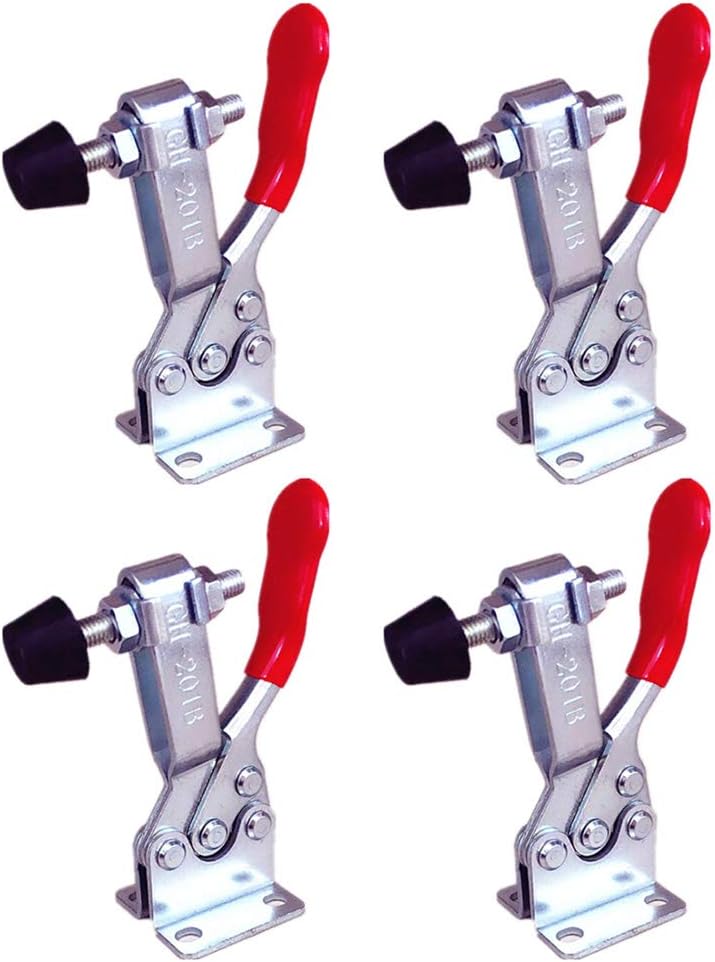 4Pcs Toggle Clamp 100KG 220lbs Metal Toggle Catch Latch Metal Fasten ...