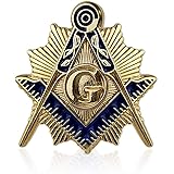 Amazon.com: Traditional Square & Compass Masonic Lapel Pin - [Blue ...