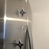 Amazon.com: Bullseye Office - Ninja Star Magnets - Cool Fridge Magnets ...