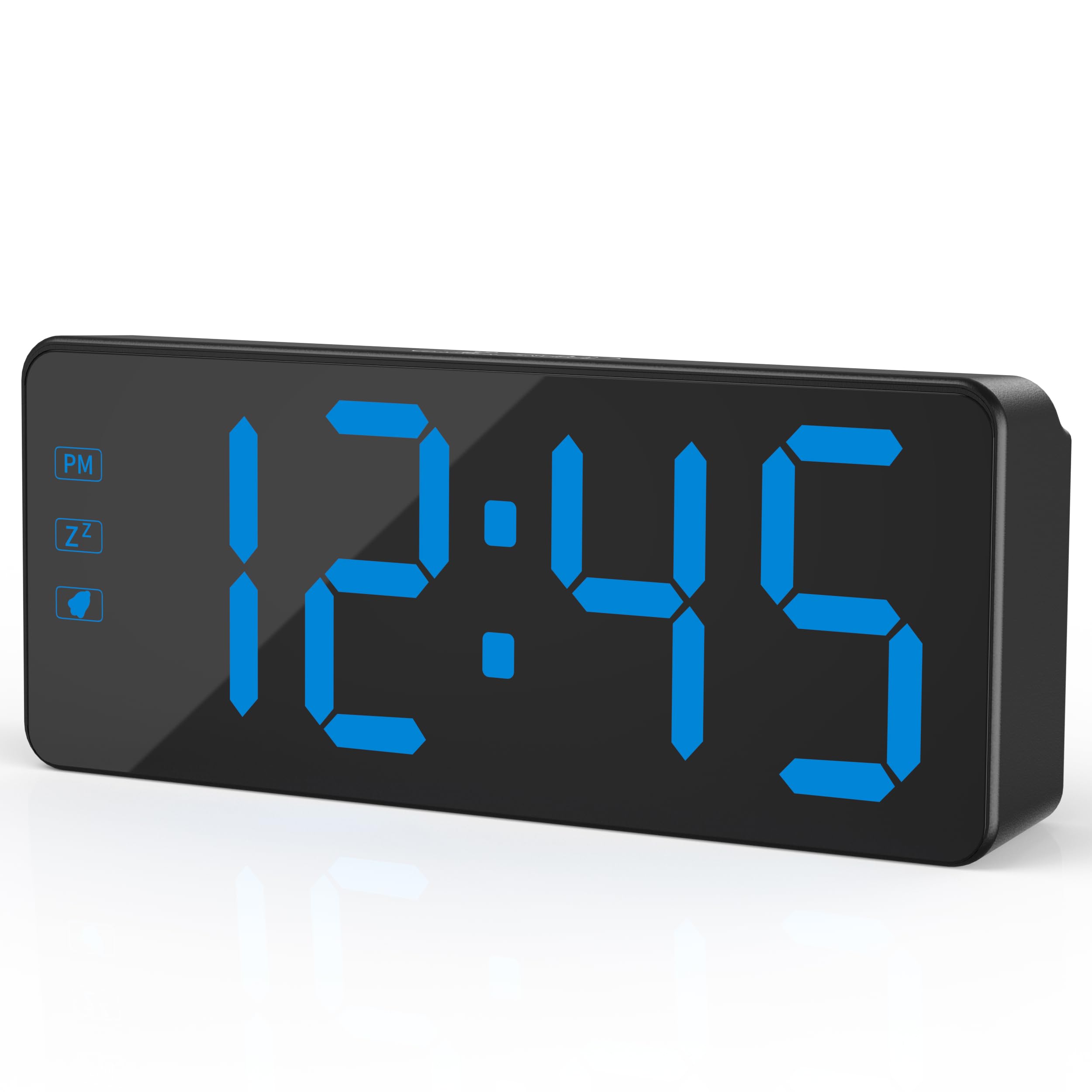 KWANWA Digital Alarm Clock with 3-Level Dimmer & Battery Backup | 2.4 ...