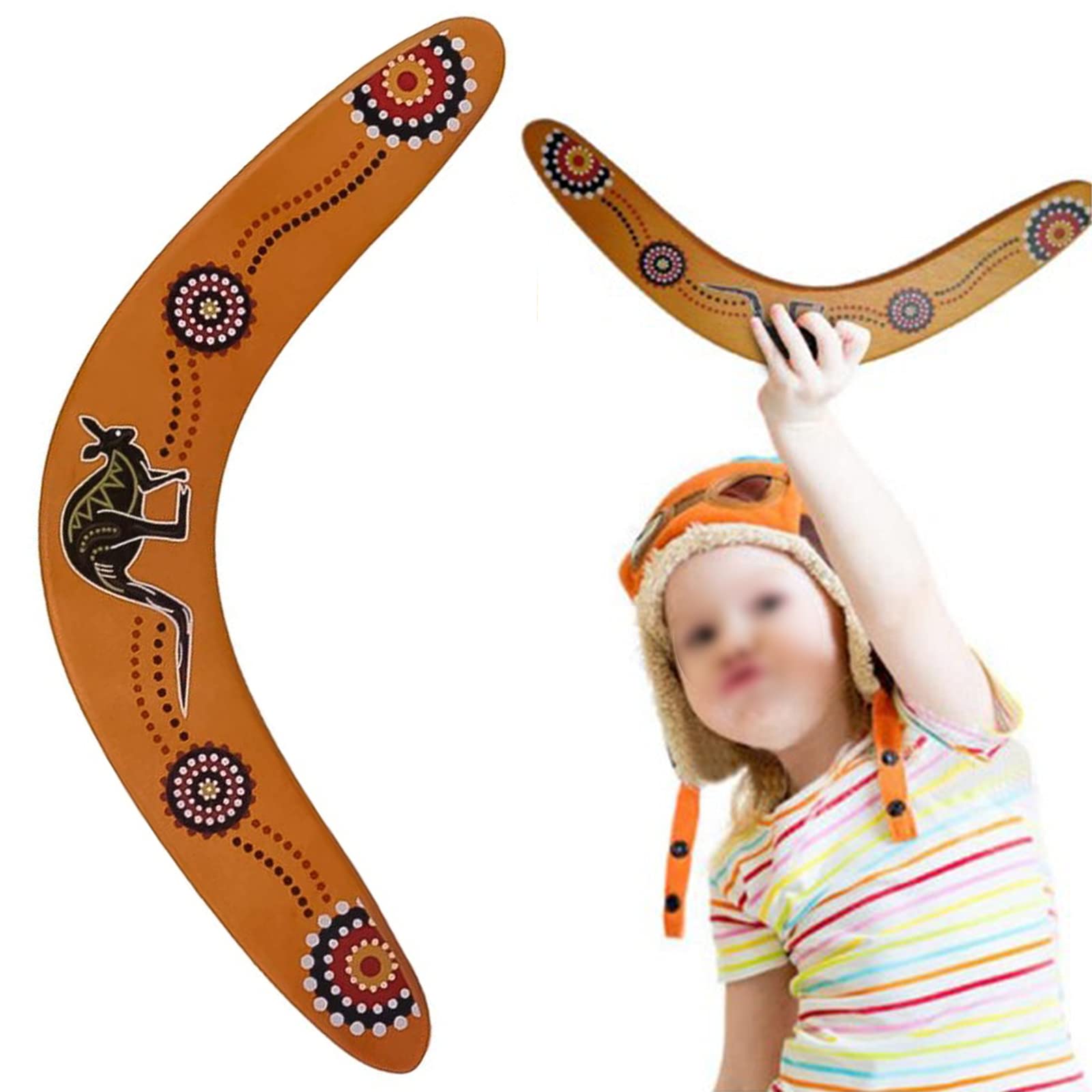 Mua N/4 Wooden Boomerang Outdoor Boomerang Handmade Wooden Flying ...