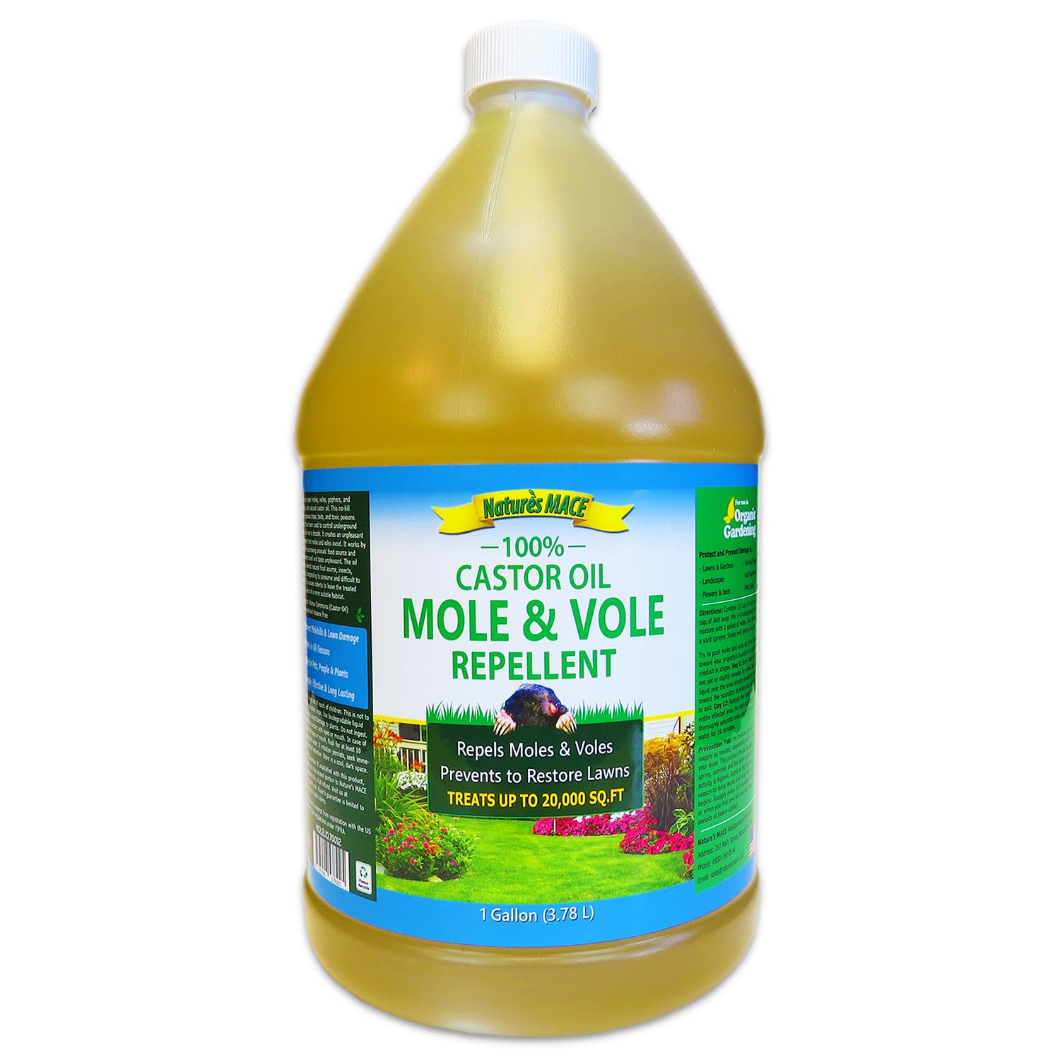 Mua Nature's MACE Mole and Vole Mace, Mole Deterrent for Yard, 1 Gallon ...
