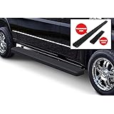 Amazon.com: APS iBoard Running Boards 6in Matte Black Custom Fit 2014 ...