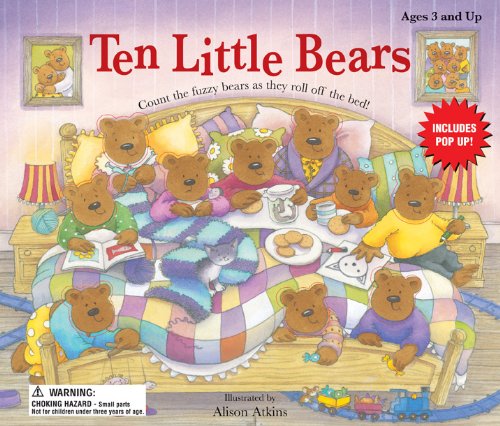 Amazon.com: Ten Little Bears (Ten Little Counting Books): 0087577937625 ...