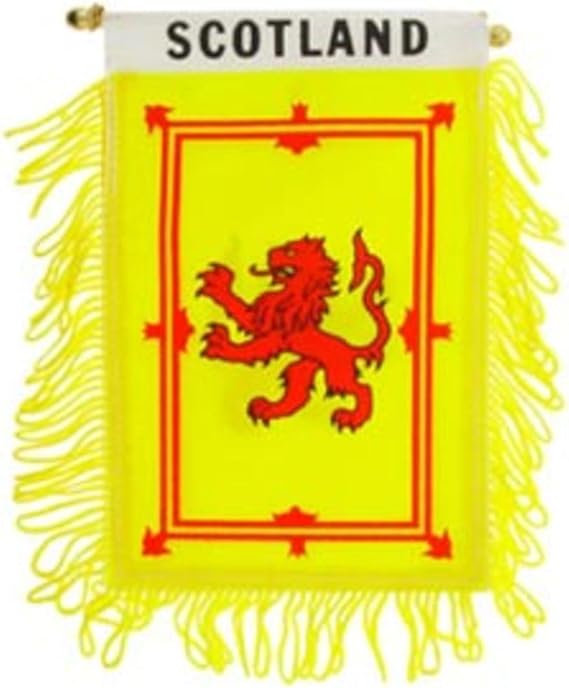 Amazon.com : Scotland Flag Mini Banner 3" x 5" : Outdoor Flags : Garden ...