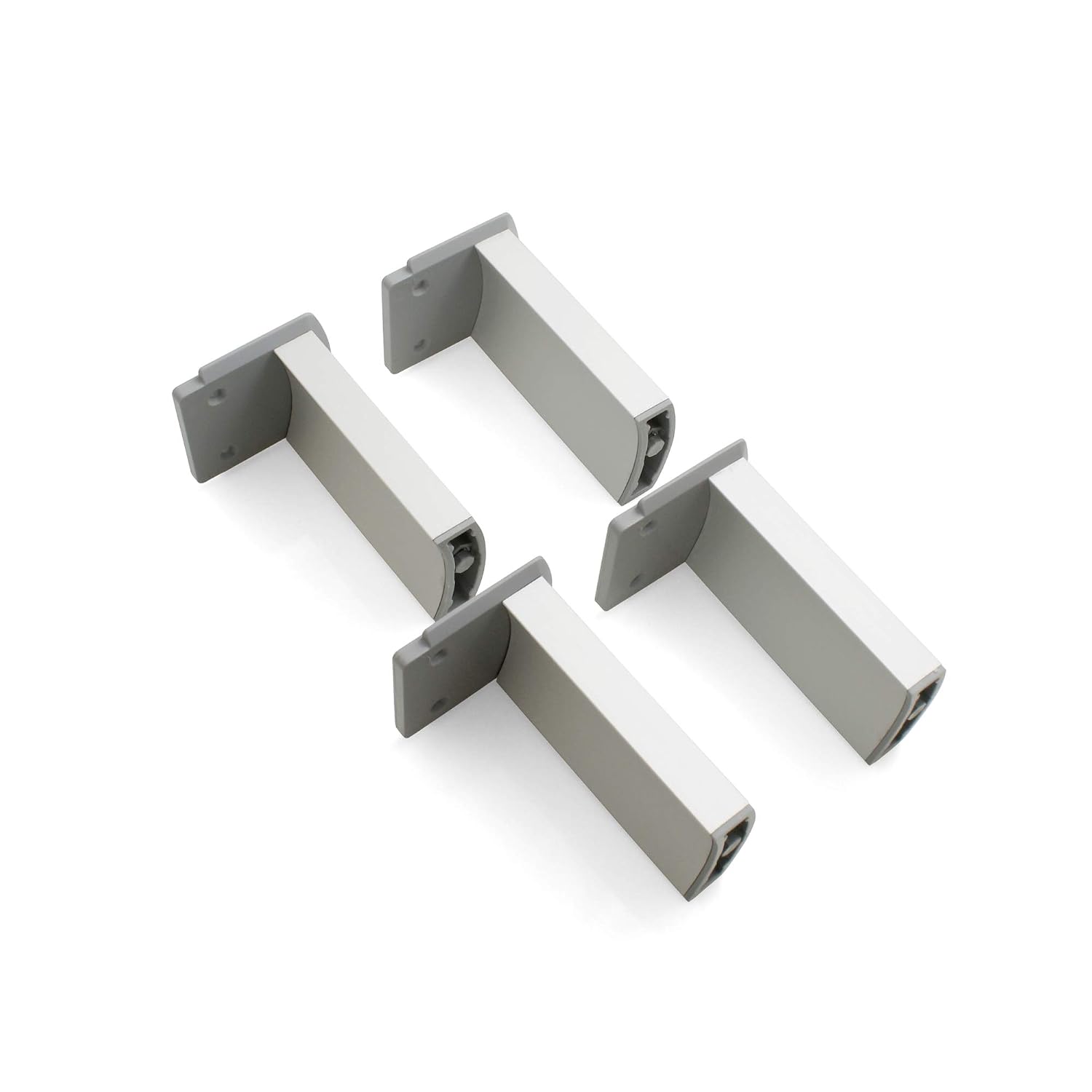 Ferramenta altezza 100 mm Design61 Set di 4 piedini in alluminio per ...