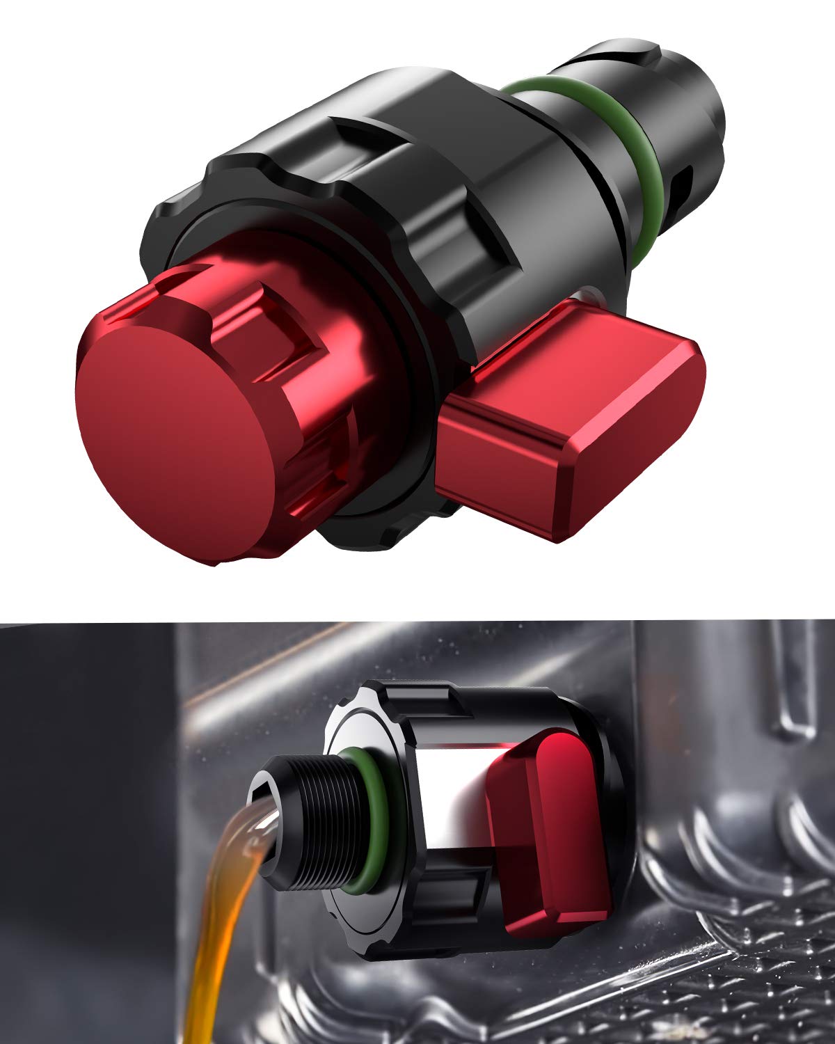 ISSYAUTO Oil Drain Plug Compatible with 2015-2021 F150 2.7L 5.0L Raptor ...