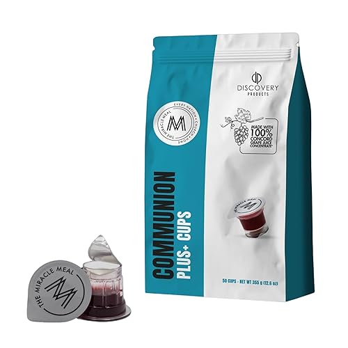 Travel Pack - Pre-Filled Communion Plus Cup - Bag of 50 with Wafer and ...