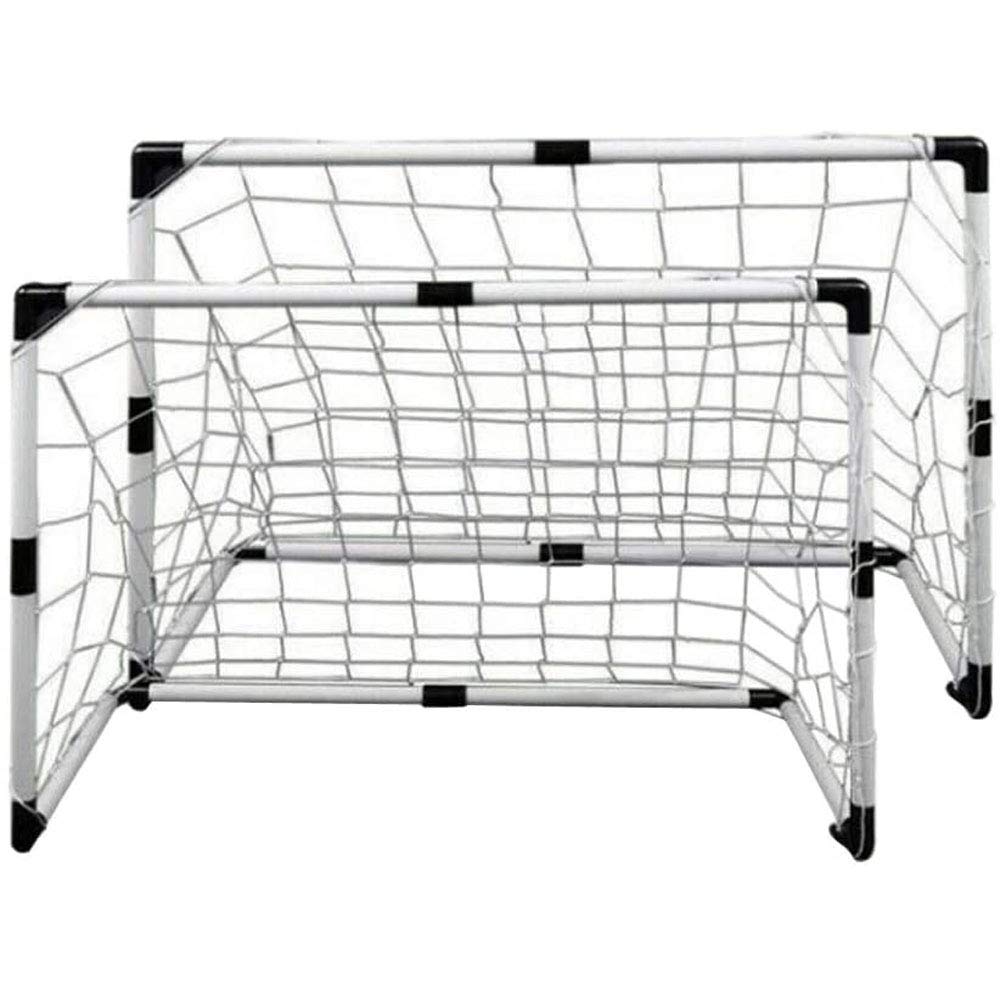 Mua Set of 2 Mini Soccer Goal Soccer Ball Net for Kids Soccer Practice ...