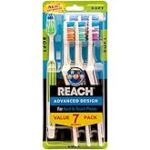 Amazon.com : Reach Advanced Design Toothbrush with Toothbrush Cap ...