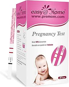 Amazon.com: Easy@Home Pregnancy Test Strips Kit, Powered by Premom ...