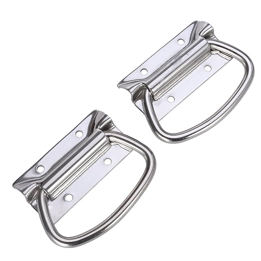 UEETEK 2pcs Stainless Steel Pull Handles Heavy Duty Sturdy Chest ...