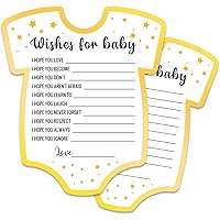 Amazon.com: Baby Advice Cards, Baby Shower Game, Wishes for Baby Cards ...