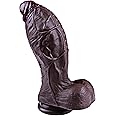 Amazon.com: 3" Diameter Huge Black Dildo,10.4" Realistic Giant Silicone Dildo,Thick Extra Large ...