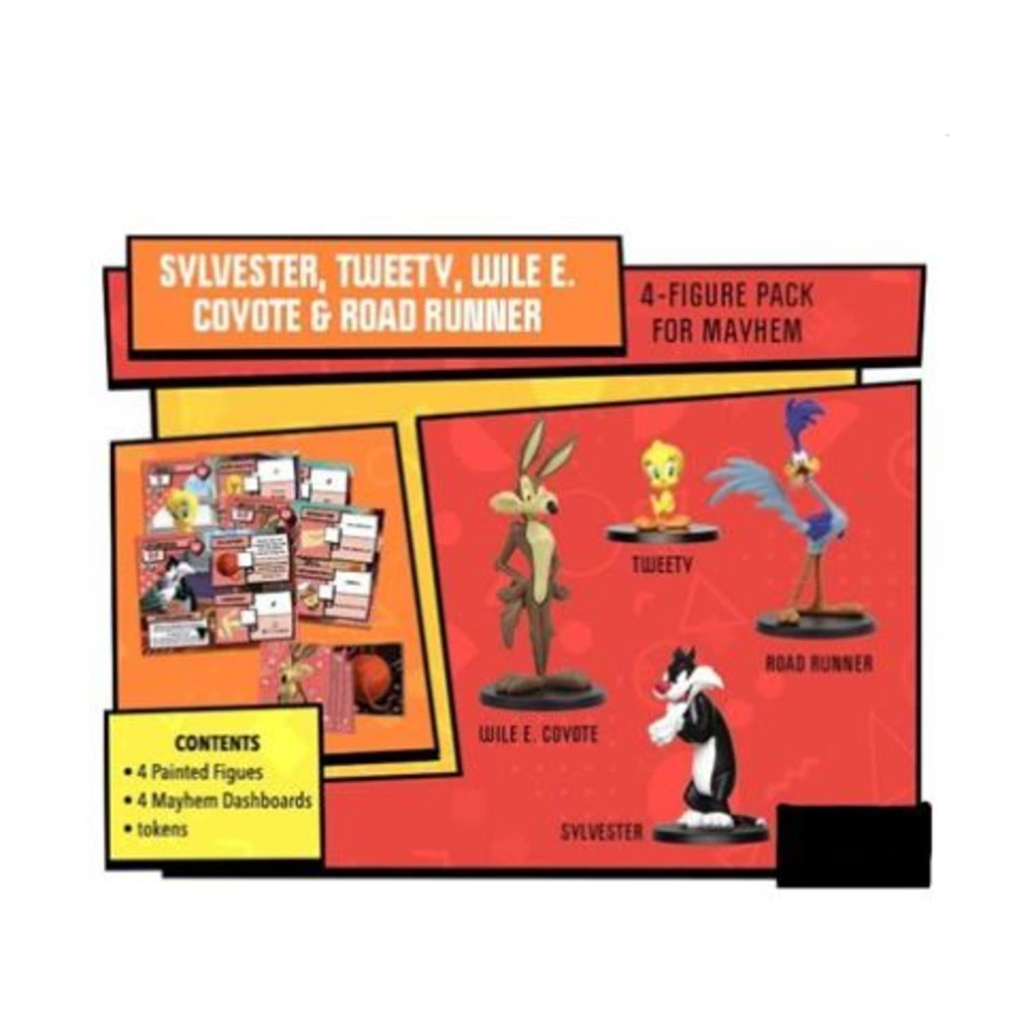 Mua Cmon Looney Tunes Mayhem Board Game Figure Pack | Set of 4 ...