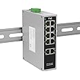 Amazon.com: Industrial 8-Port Full Gigabit POE+ Switch with Industrial ...