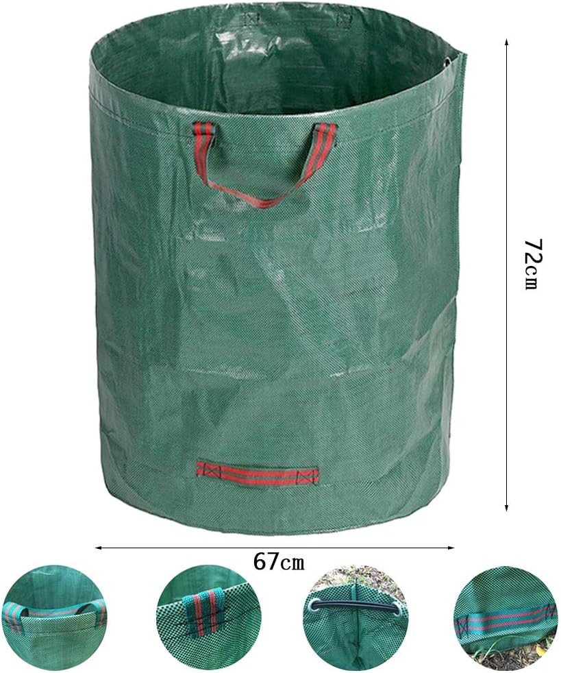 Garden Yard Waste Bags Sacks, Reuseable Gardening Lawn Leaf Bag,Garden ...