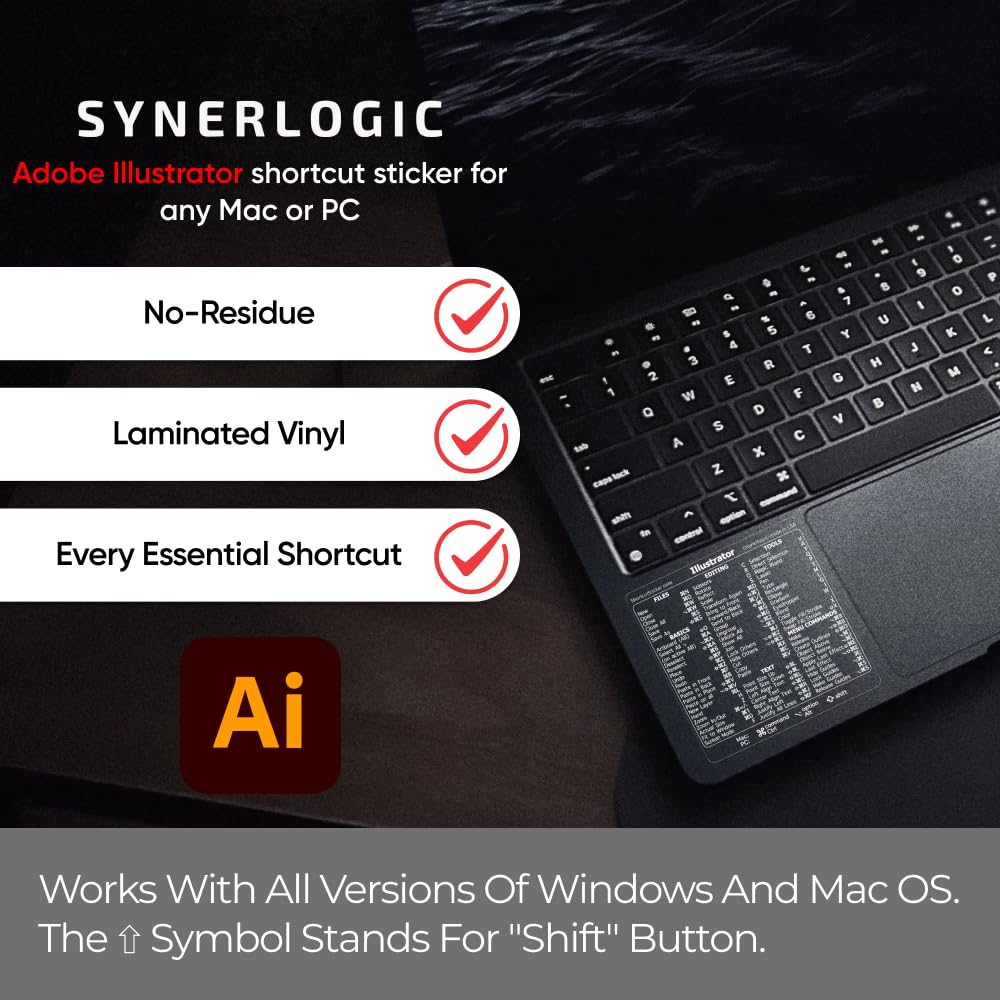 Synerlogic For Adobe Illustrator Quick Reference Keyboard Shortcut ...