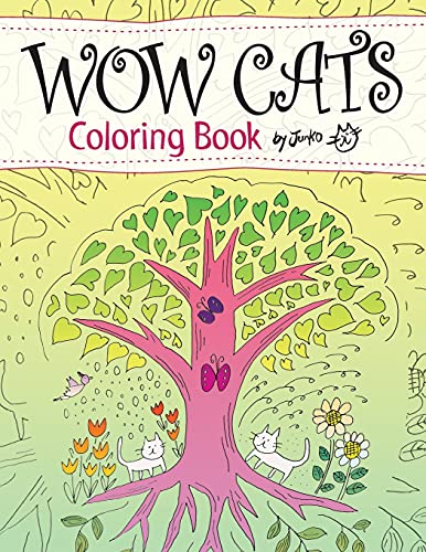 Amazon.com: WOW CATS Coloring Book by Junko (Japanese-English edition ...
