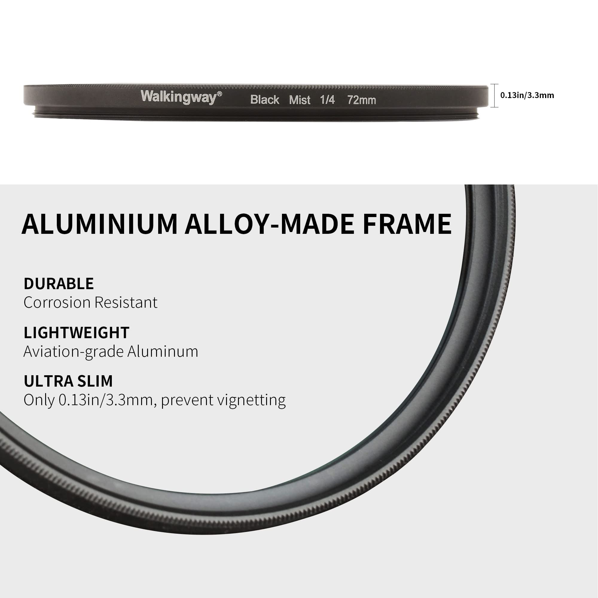 Mua Walking Way 1/4 Black Pro Mist Diffusion Filter 43mm Soft Focus ...