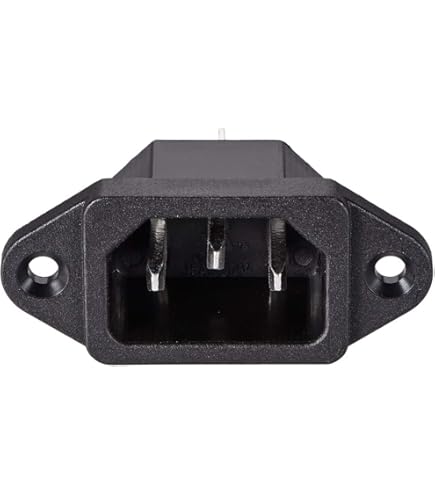 Panel Mount Socket IEC 320 C13 - AC 250V 10A Female Power Connector IEC ...