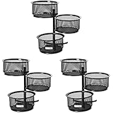 Amazon.com : Rolodex Mesh Collection 3-Tier Swivel Tower Sorter, Black ...