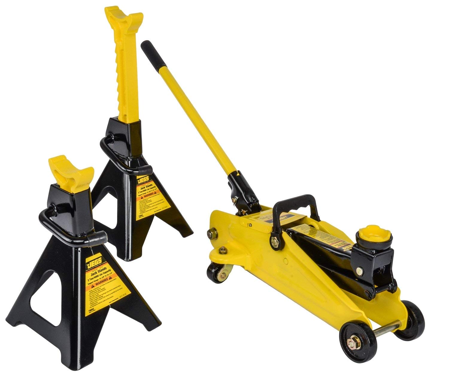 JEGS Hydraulic Utility Floor Jack And Jack Stands 2 Ton Capacity jegs-hydraulic-utility-floor-jack-and-jack-stands-2-ton-capacity