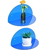 Amazon.com: ROYALITA Small Acrylic Shelves Room Decor Floating Shelves ...