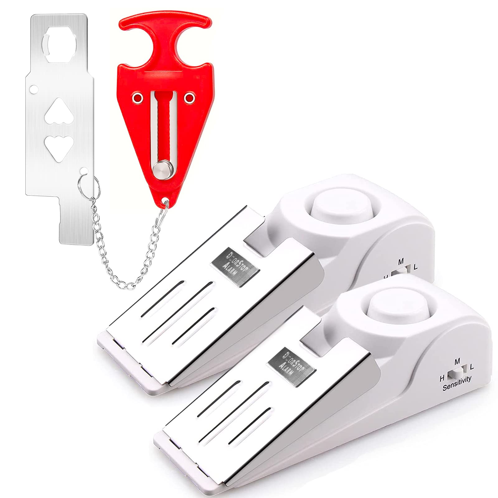 KERUI Upgraded Door Stop Alarm with Portable Door Lock 120 dB Travel ...