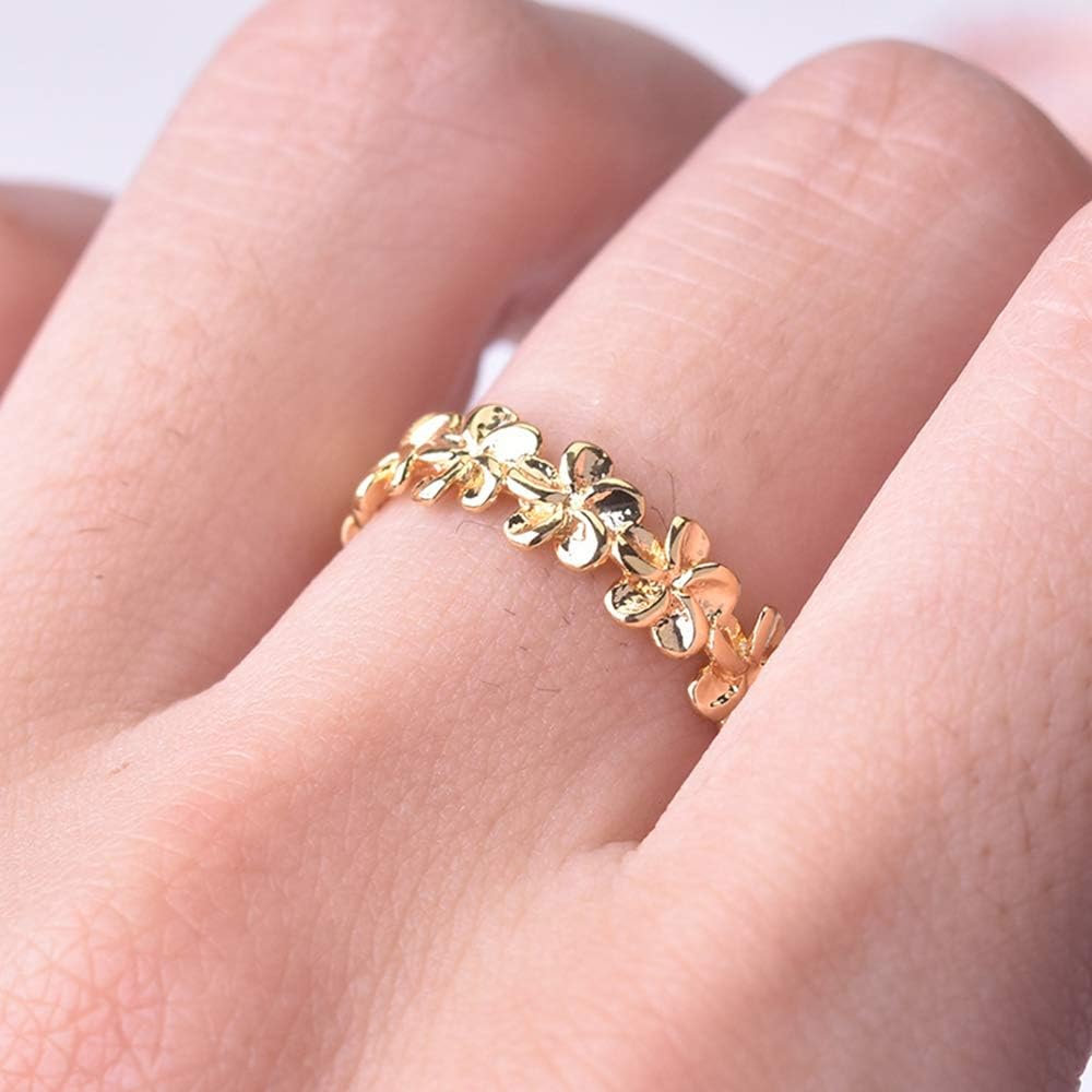 Amazon.com: Qiaoying Fashion Jewelry Gold Rose Gold Silver Hawaiian ...