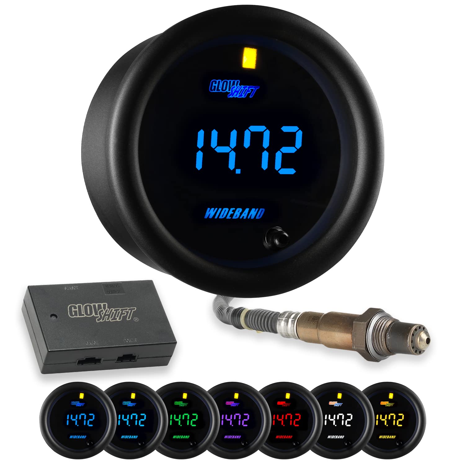 Mua GlowShift Black 7 Color Digital Wideband Air/Fuel Ratio AFR Gauge ...