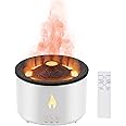 Mcbazel 360ML Flame Diffuser Large Capacity Essential Oil Diffuser with Remote Control Volcano ...