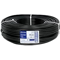 Volteck CABCO-6, Cable coaxial RG 6, rollo 100 metros : Amazon.com.mx ...