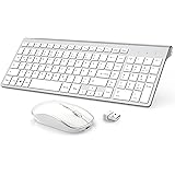 Wireless Keyboard and Mouse Combo,JOYACCESS USB Slim Wireless Keyboard Mouse with Numeric Keypad ...