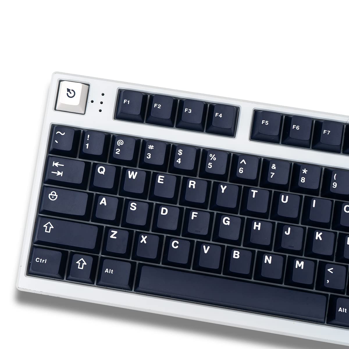 Mua Deep Navy Key Cap Set Cherry Profile Double Shot 130 Keys Custom ...