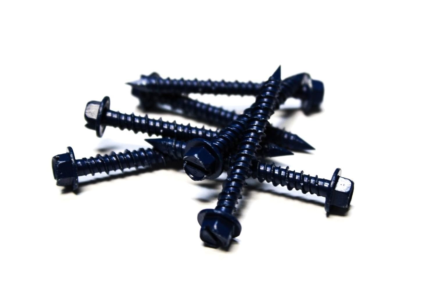 (500) 3/16"x3-3/4" Concrete/Masonry Screw Anchors ( Hex Head): Amazon ...