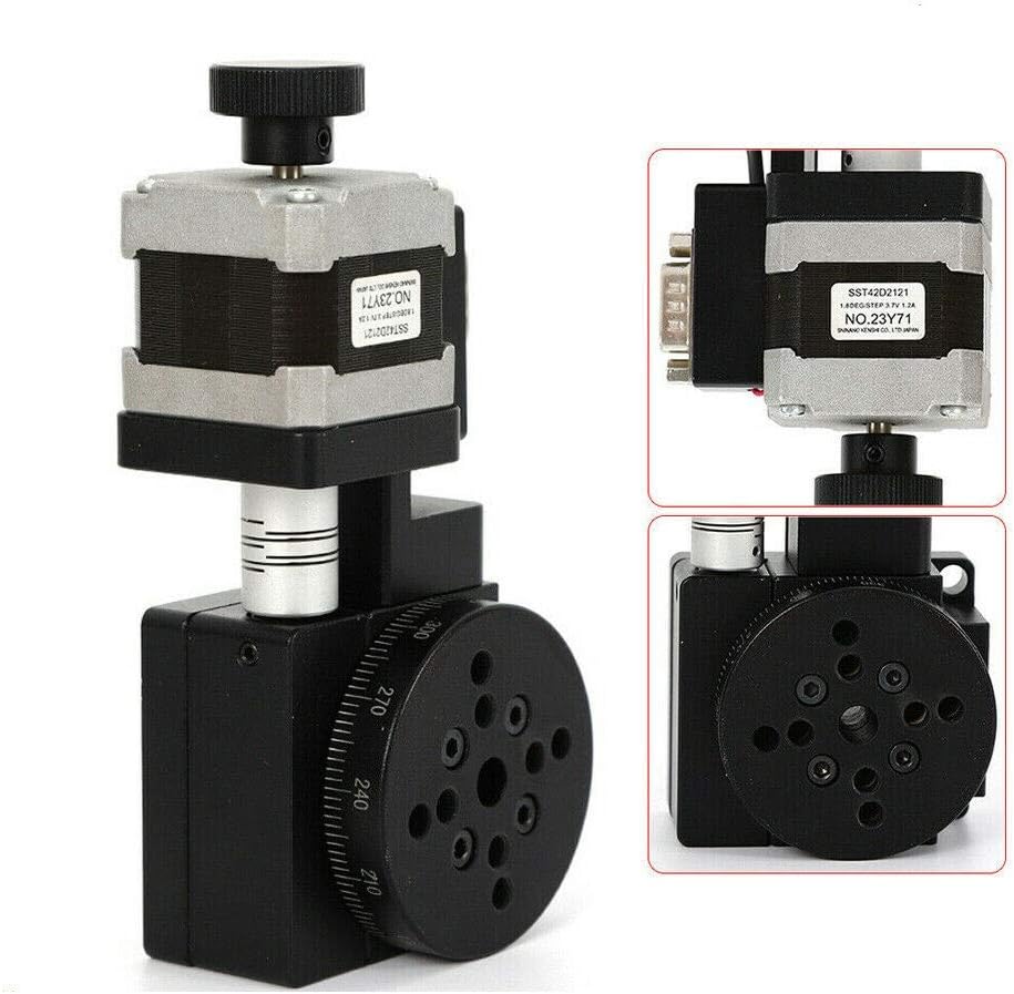Bearings CNCEST High Precision Motorized Rotation Stages,Electric ...