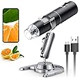 Amazon.com : Wireless Digital Microscope, Skybasic 50X-1000X Magnification WiFi Portable ...