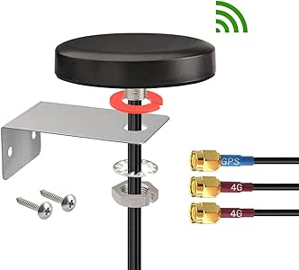 Amazon.com: Bingfu 4G LTE MIMO Cellular GPS Fixed Bracket Wall Mount ...