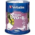 Amazon.com: Verbatim DVD+R 4.7GB 16X White Inkjet Printable - 100pk Spindle : Electronics