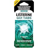 LISTERINE Go! Tabs Sugar Free Tablets with Clean Mint Flavour for Fresh ...
